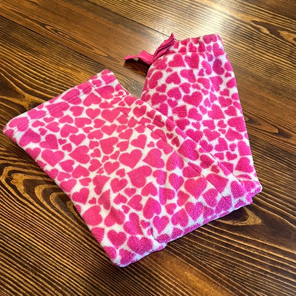 Xhilaration | Pajamas | Xhilaration Girls S Youth Heart Print Plush ...